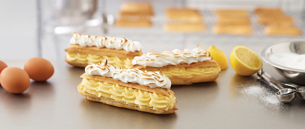Lemon Meringue Éclairs Recipe | EOI Bakery