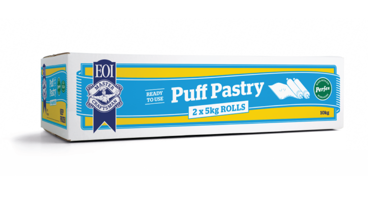 Puff Pastry Roll Frozen – 5kg Qty 2 | EOI Bakery